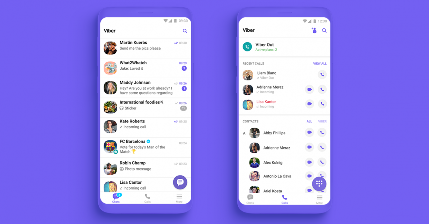 Viber gets a brand-new look with its recent update (10.0.0) | GeekLK